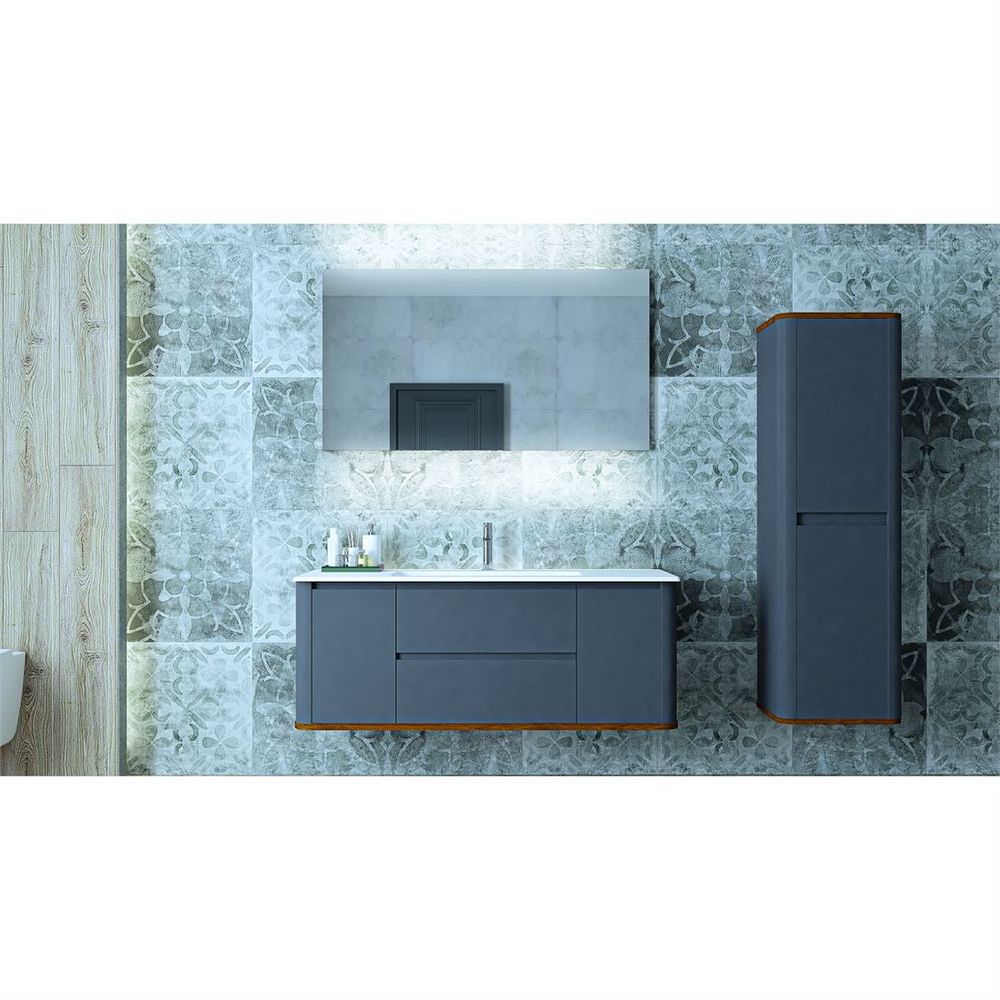 Monna Banyo Alt Dolap 120 Cm Yeşil