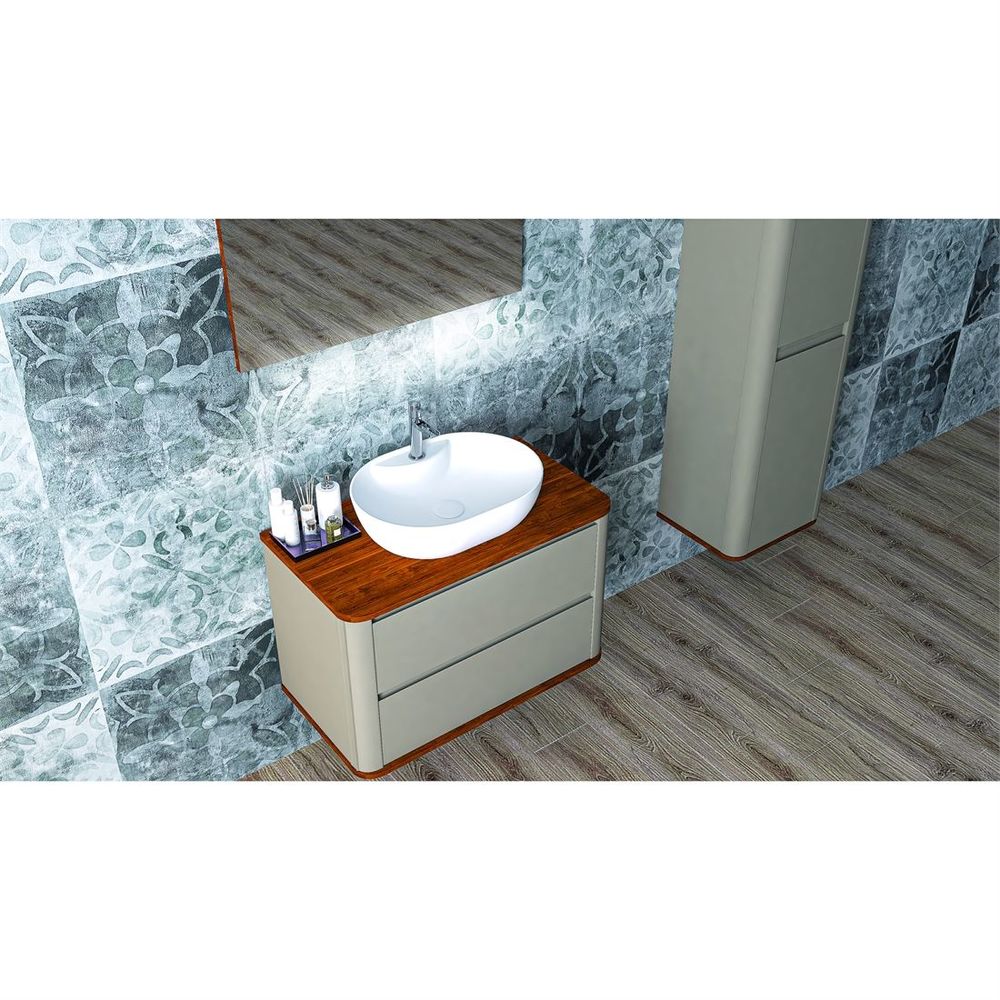 Monna Clas Banyo Dolabı Tkm. 2 li 80 Cm Antrasit