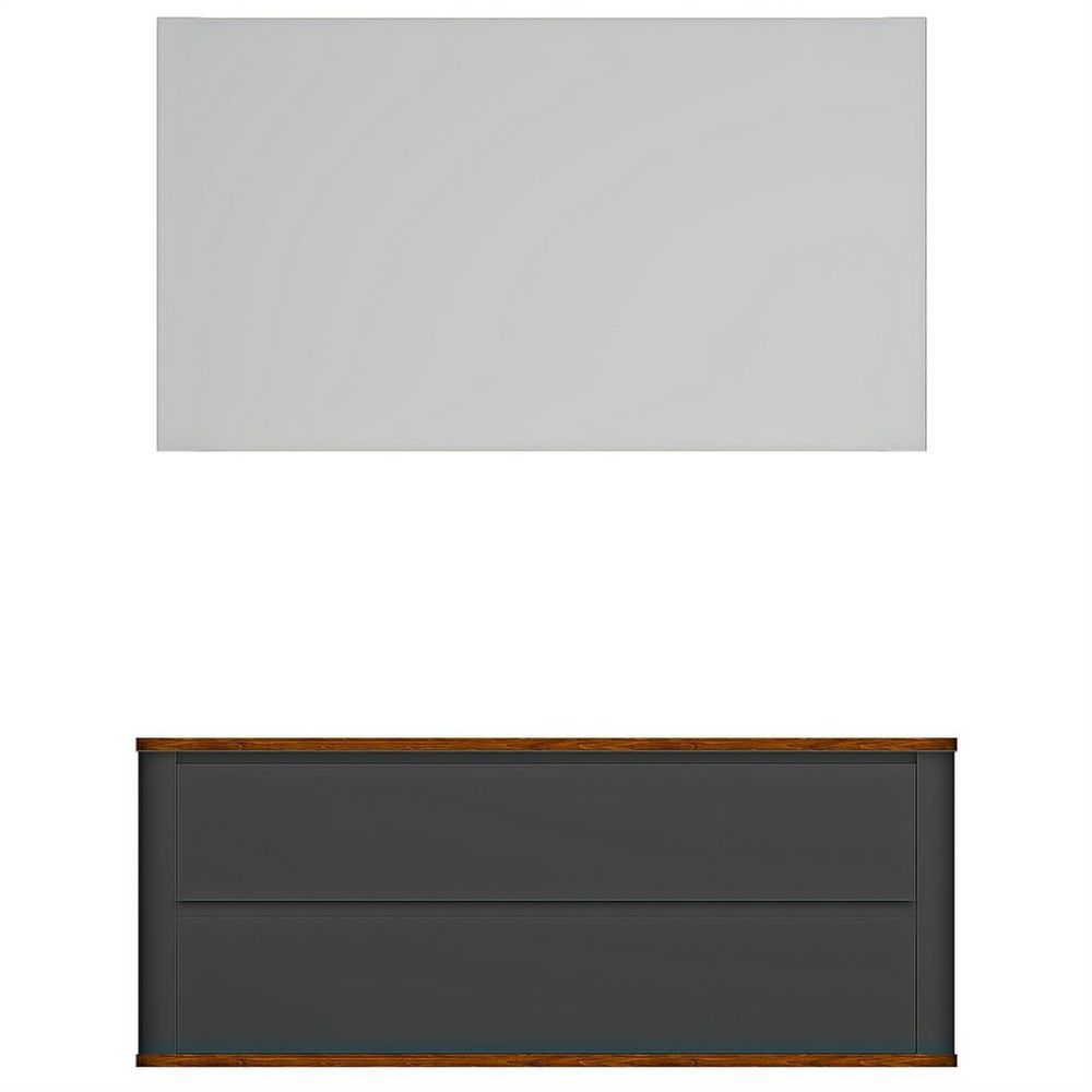 Monna Clas Banyo Dolabı Tkm. 2 li 80 Cm Antrasit